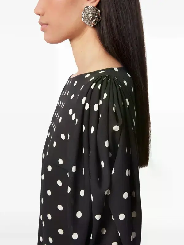 Nina Ricci Polka-dot Print Shift Dress