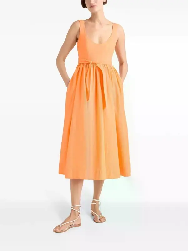 Cinq À Sept Kilah Draped Midi Dress