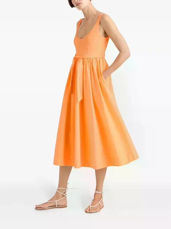 Cinq À Sept Kilah Draped Midi Dress