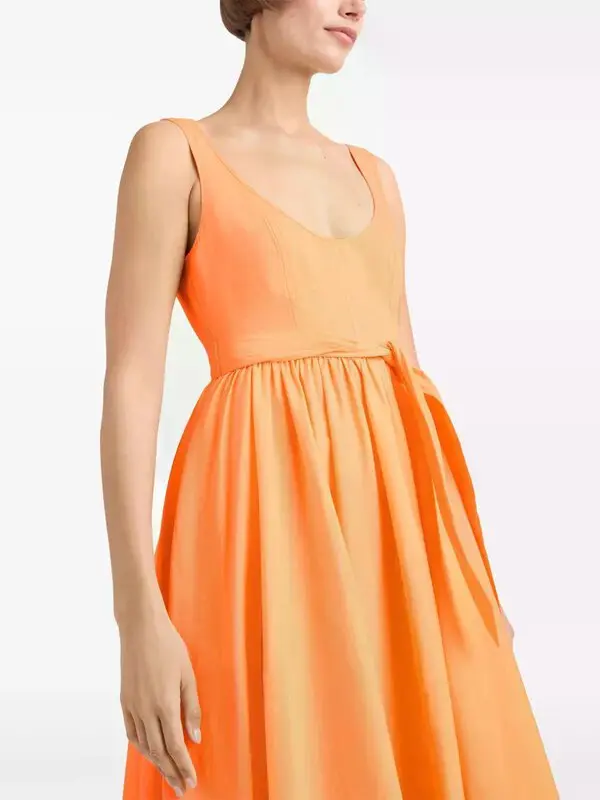 Cinq À Sept Kilah Draped Midi Dress