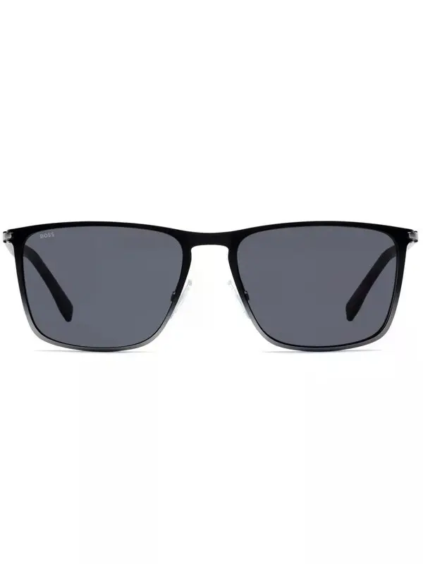 BOSS Rectangle-frame Sunglasses - Black