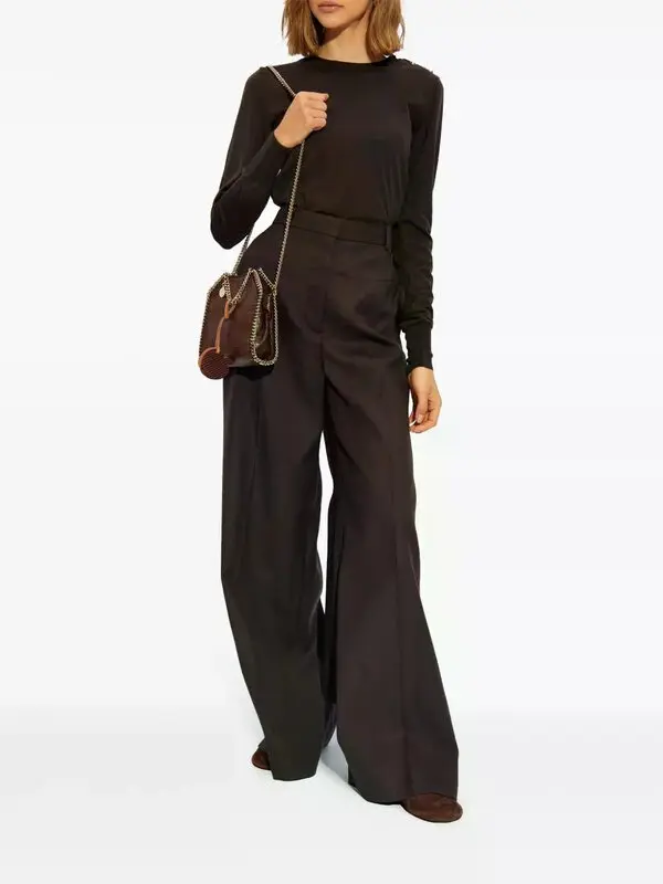 Stella McCartney Fine-knit Wool Jumper - Brown