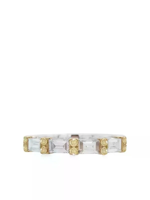 HYT JEWELRY 18kt White Gold Diamond Ring - Silver