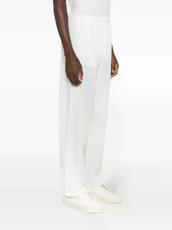 AMIR SLAMA Elasticated-waistband Straight-leg Trousers