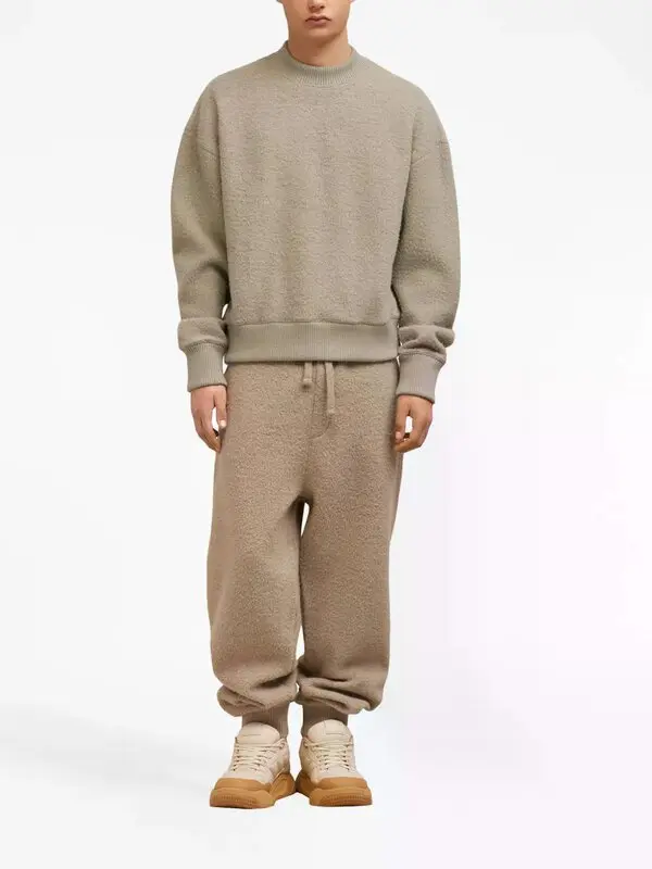 AMI Paris Crew-neck Fleece Sweatshirt