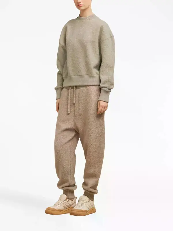 AMI Paris Crew-neck Fleece Sweatshirt