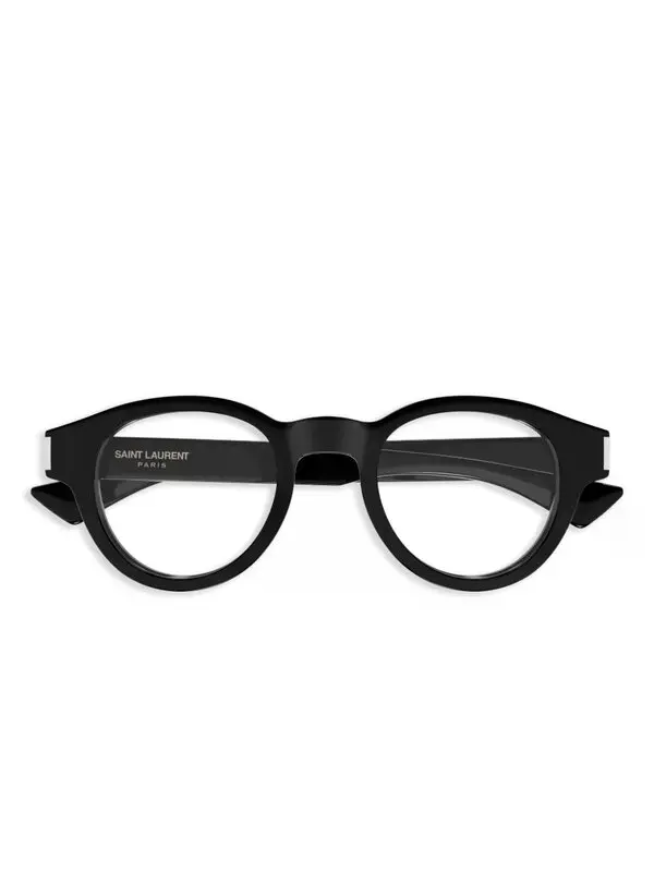 Saint Laurent Round-frame Glasses - Black