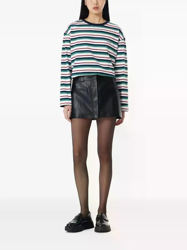 STUDIO TOMBOY Leather Layered Skirt
