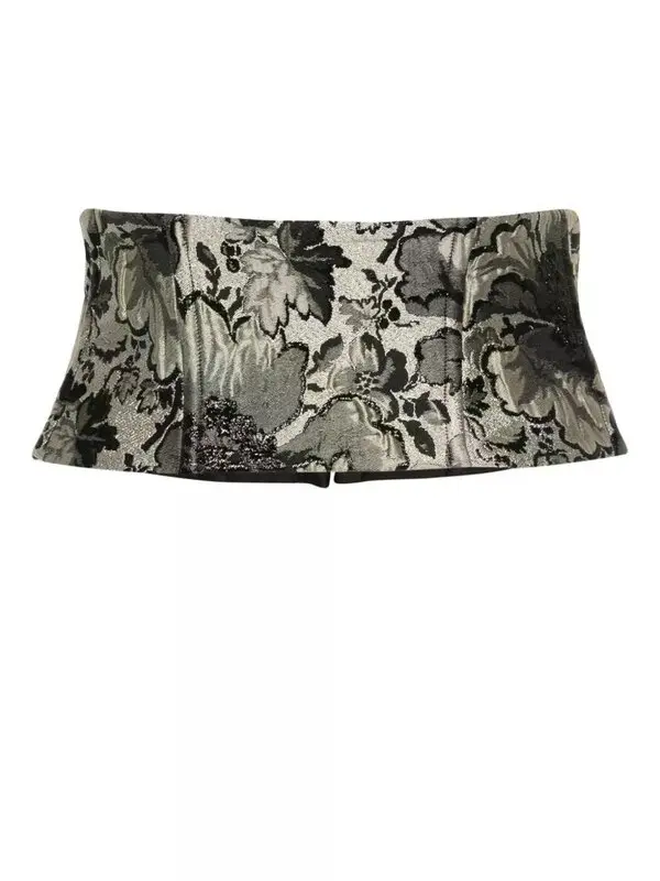 Carine Gilson Floral-brocade Corset