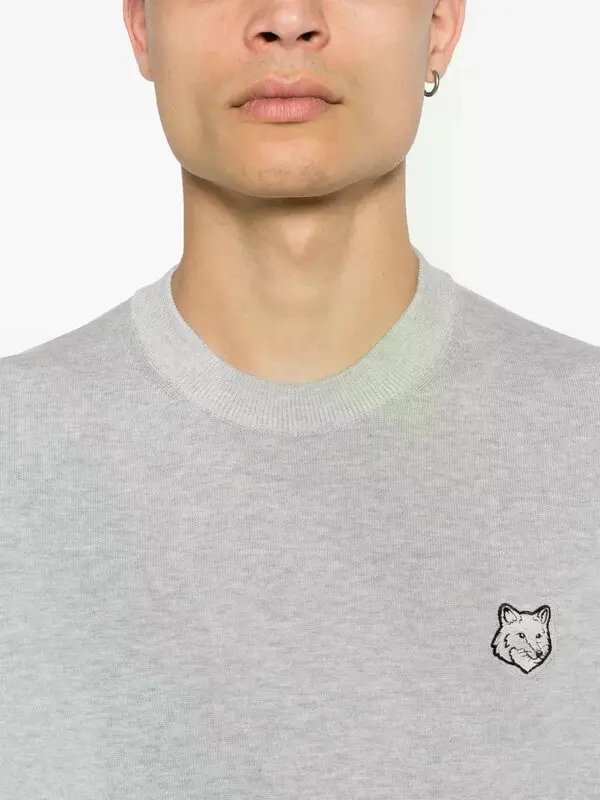 Maison Kitsuné Fox-motif Knitted Jumper