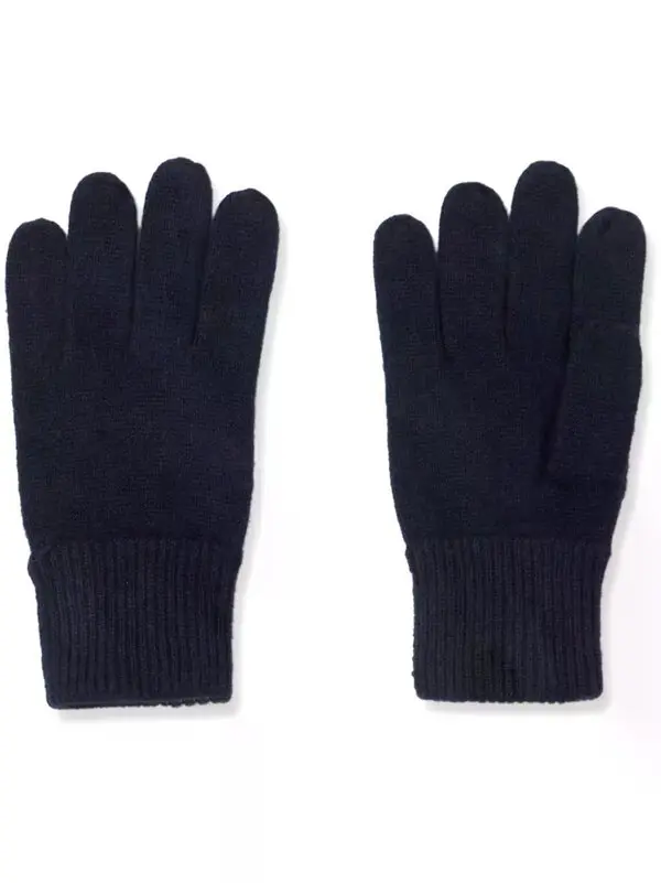 Brooks Brothers Cashmere Gloves - Blue