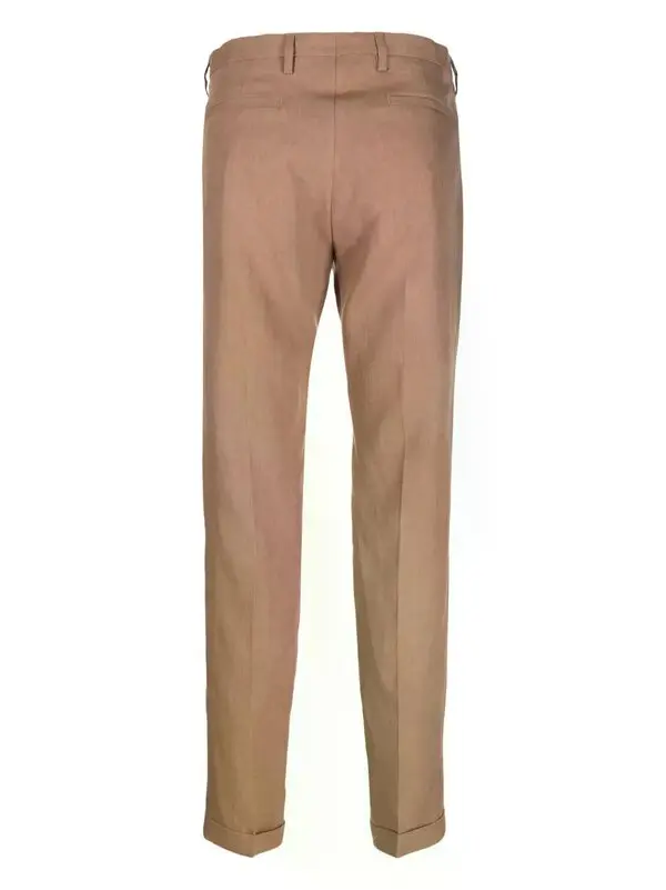 Paul Smith Pressed-crease Linen Trousers