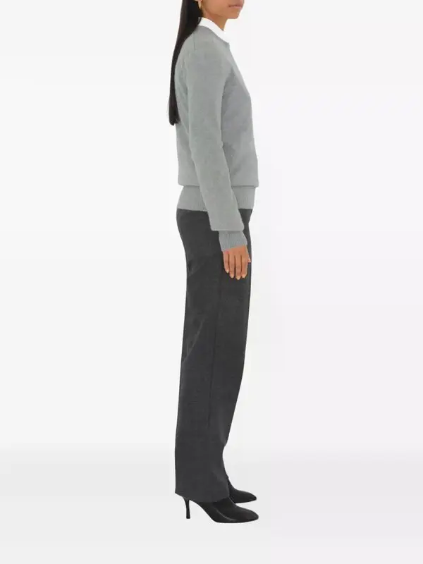 Burberry Intarsia-knit Logo Cashmere Jumper