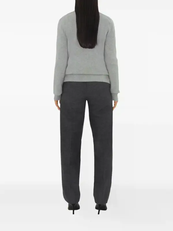 Burberry Intarsia-knit Logo Cashmere Jumper