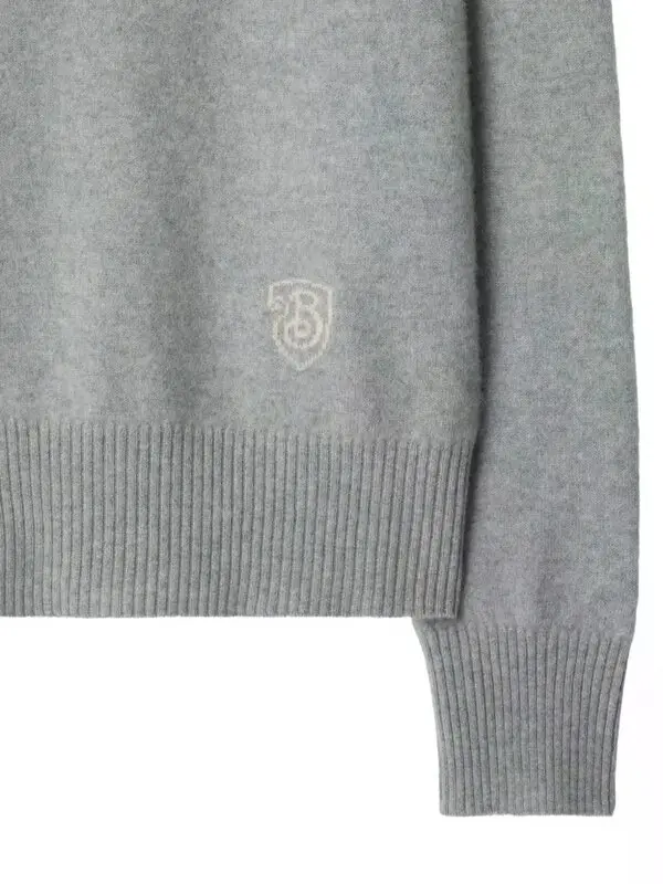 Burberry Intarsia-knit Logo Cashmere Jumper