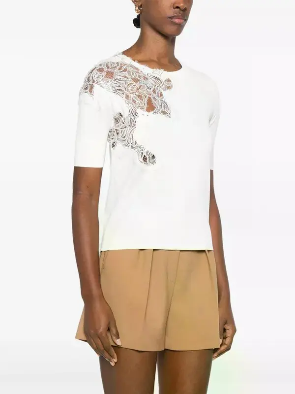 Ermanno Scervino Crystal-embellished T-shirt