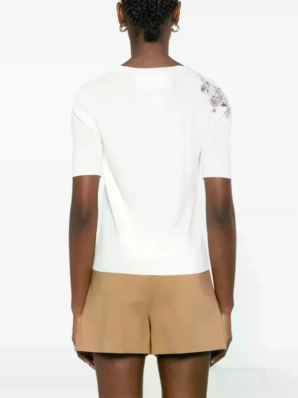 Ermanno Scervino Crystal-embellished T-shirt