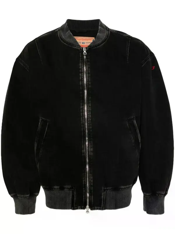 DIESEL® D-vinz Denim Bomber Jacket