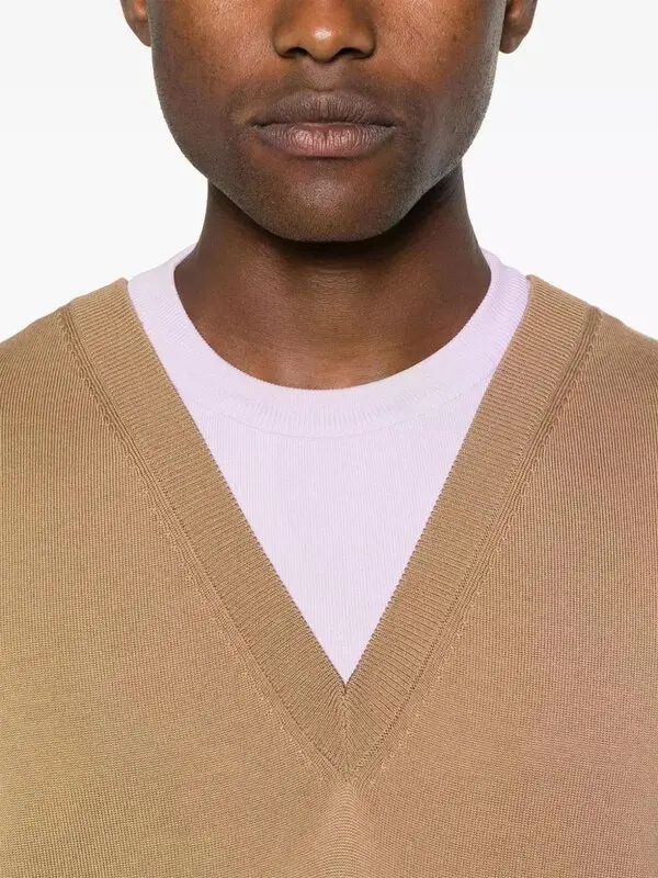 JIL SANDER Layered V-neck Jumper