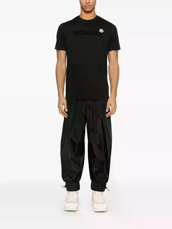 Moncler Flocked-logo Cotton T-shirt