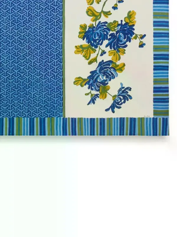 LISA CORTI Vienna Floral-print Rectangular Tablecloth