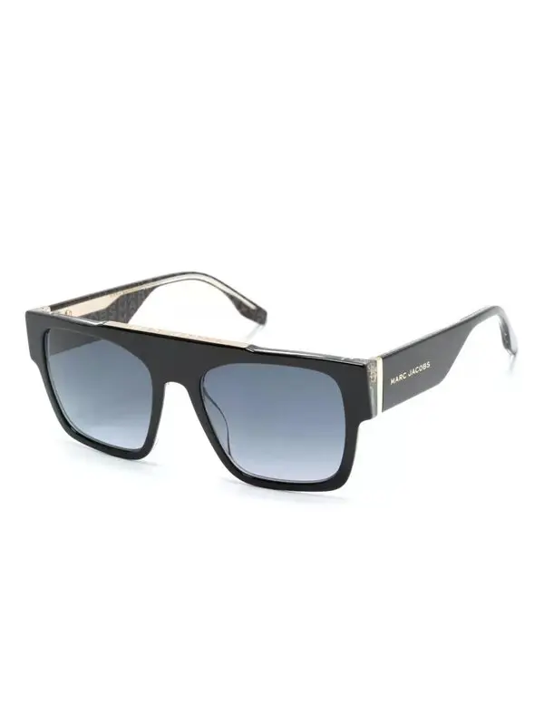 Marc Jacobs Logo-print Square-frame Sunglasses