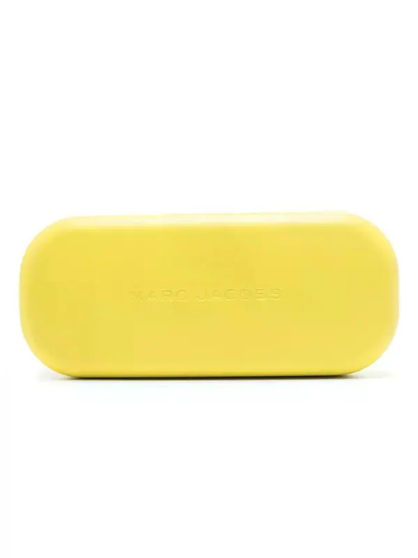 Marc Jacobs Logo-print Square-frame Sunglasses