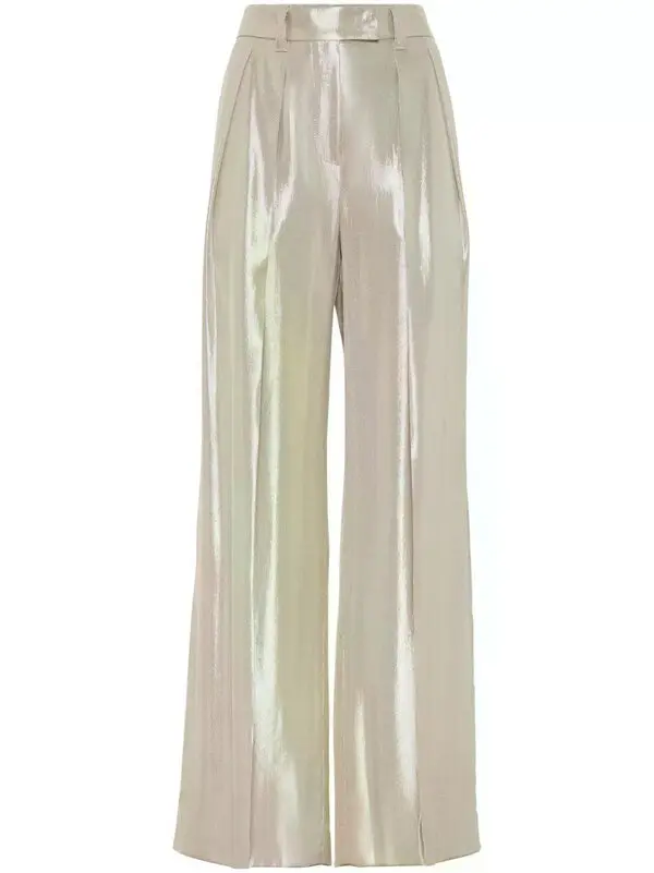 Brunello Cucinelli Pleated Wide-leg Trousers