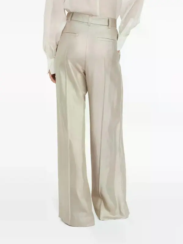 Brunello Cucinelli Pleated Wide-leg Trousers