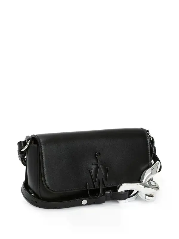 JW Anderson Logo-plaque Detail Shoulder Bag - Black