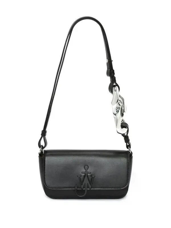 JW Anderson Logo-plaque Detail Shoulder Bag - Black