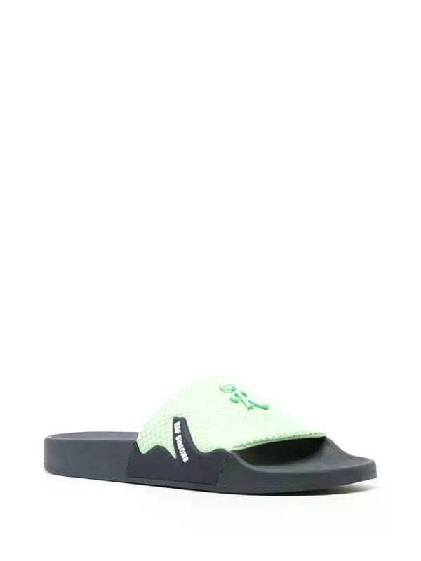 Raf Simons Astra Logo Slides - Grey