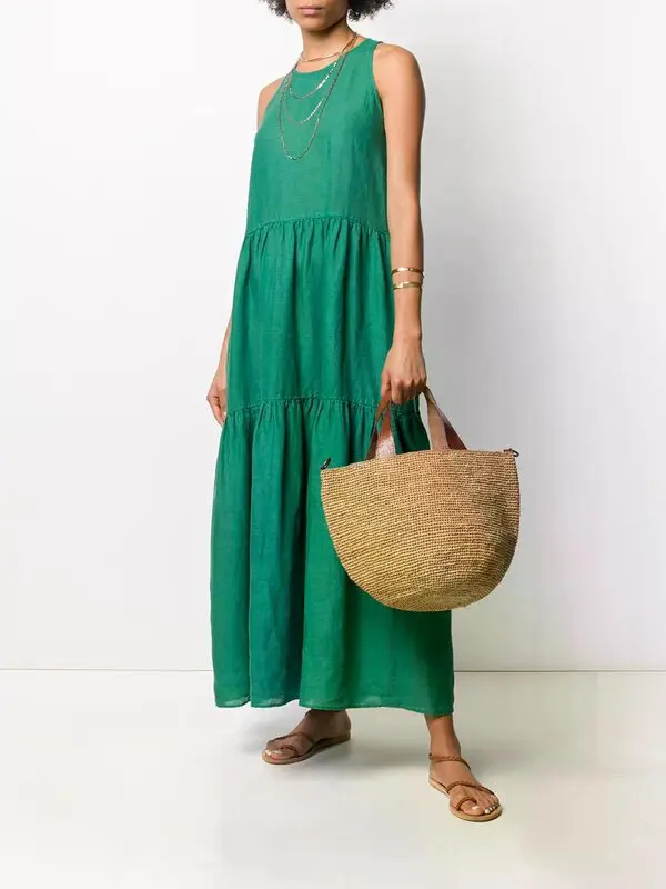 IBELIV Woven Top-handle Tote - Neutrals