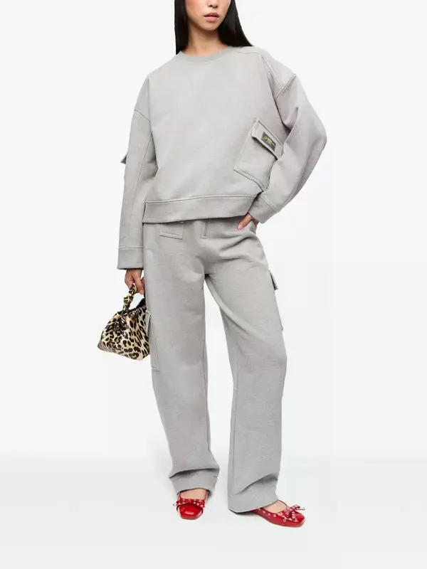 GANNI Logo-patch Sweatshirt