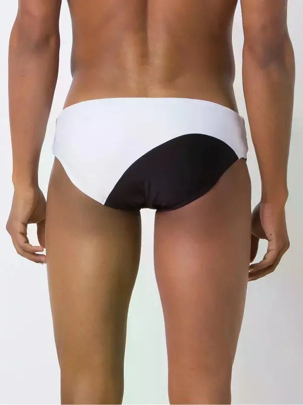 AMIR SLAMA Bicolor Swim Trunks