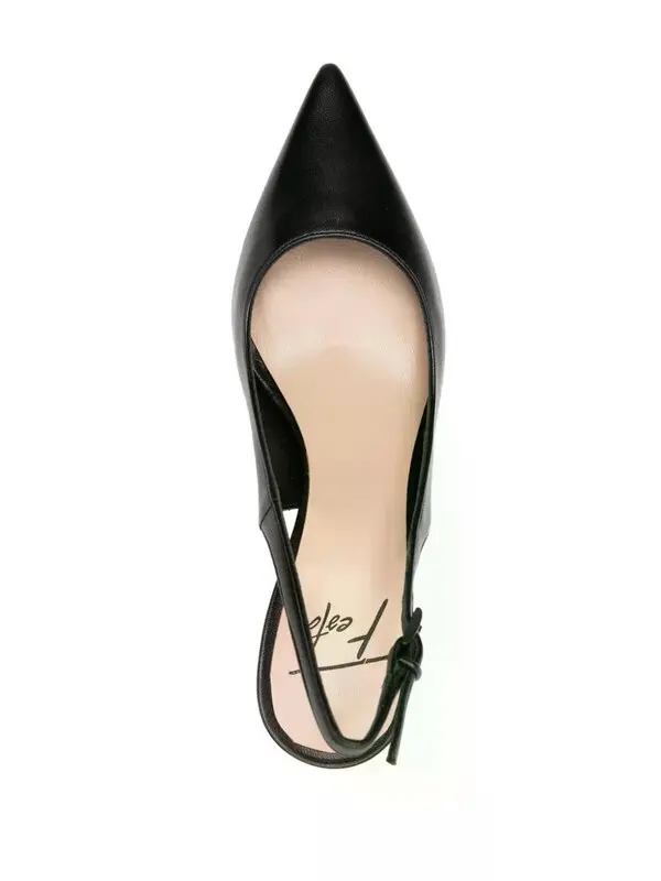 Roberto Festa 90mm Frans Leather Slingback Pumps