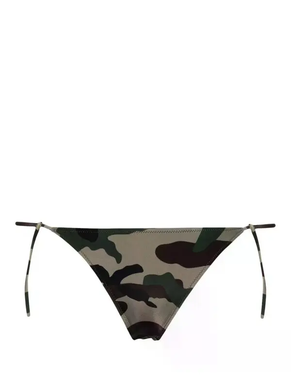 Vetements Camouflage-print Bikini Bottoms - Green
