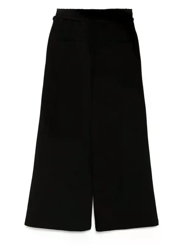 TOUT A COUP Belted Wide-leg Sweatpants