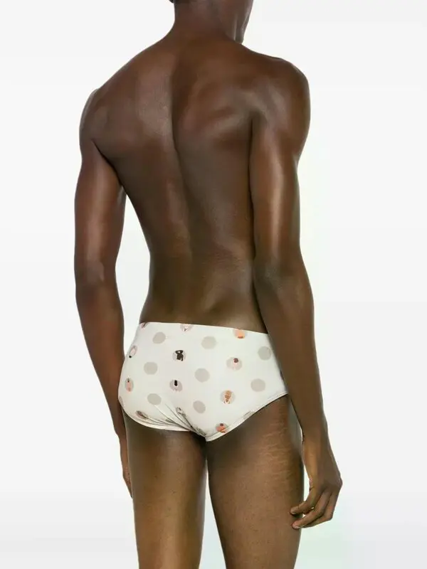AMIR SLAMA Graphic-print Swim Shorts
