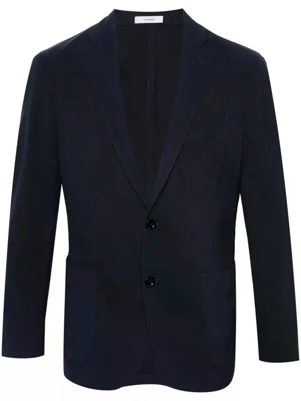 Boglioli Single-breasted Virgin Wool Blazer