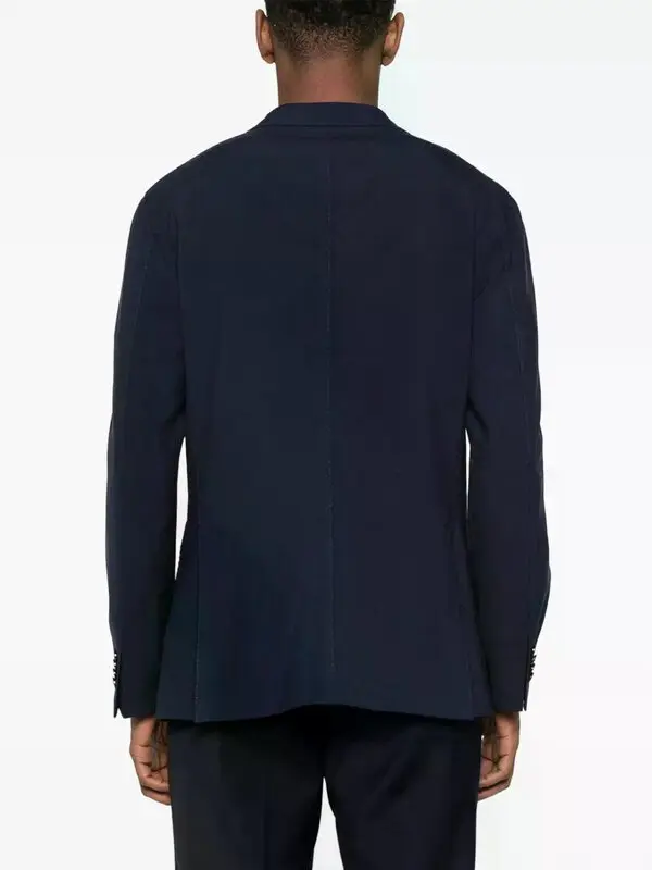 Boglioli Single-breasted Virgin Wool Blazer