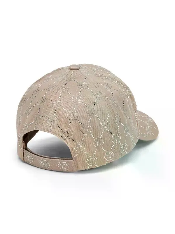 Philipp Plein Crystal Embellished Baseball Cap