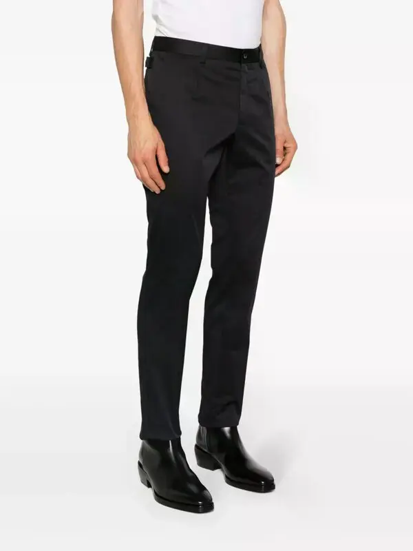 Dolce & Gabbana Linen Chinos - Blue
