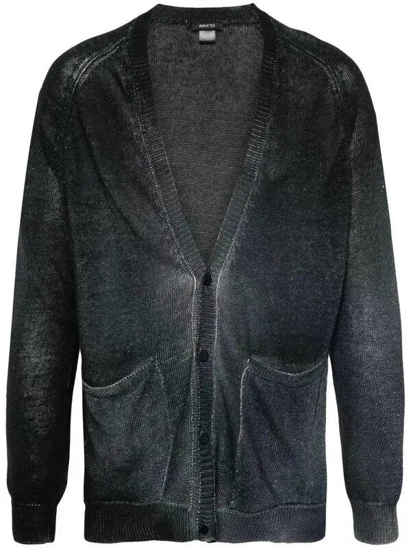 Avant Toi Washed Linen Cardigan