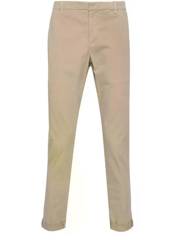 DONDUP Slim-fit Chino Trousers - Neutrals