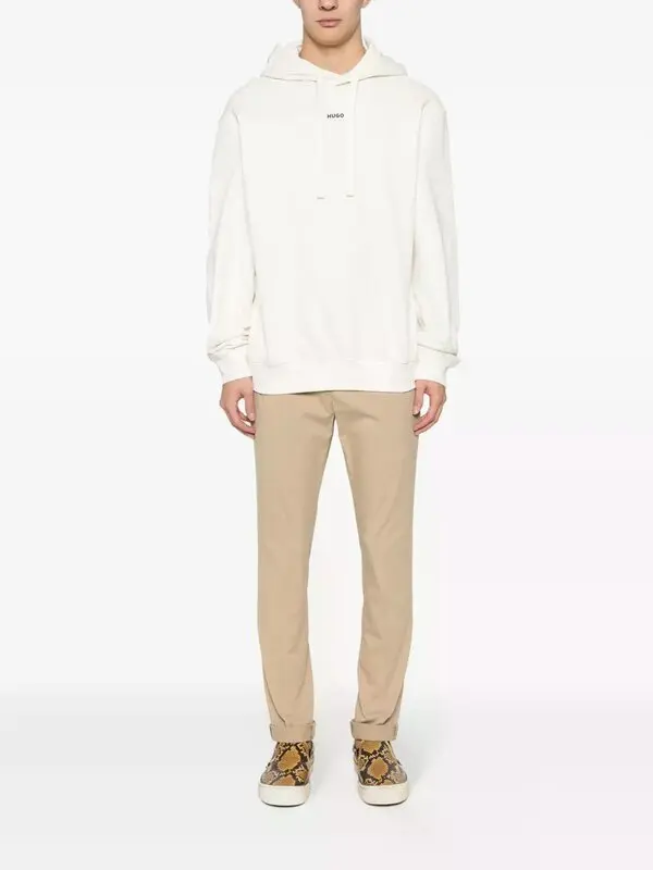 DONDUP Slim-fit Chino Trousers - Neutrals