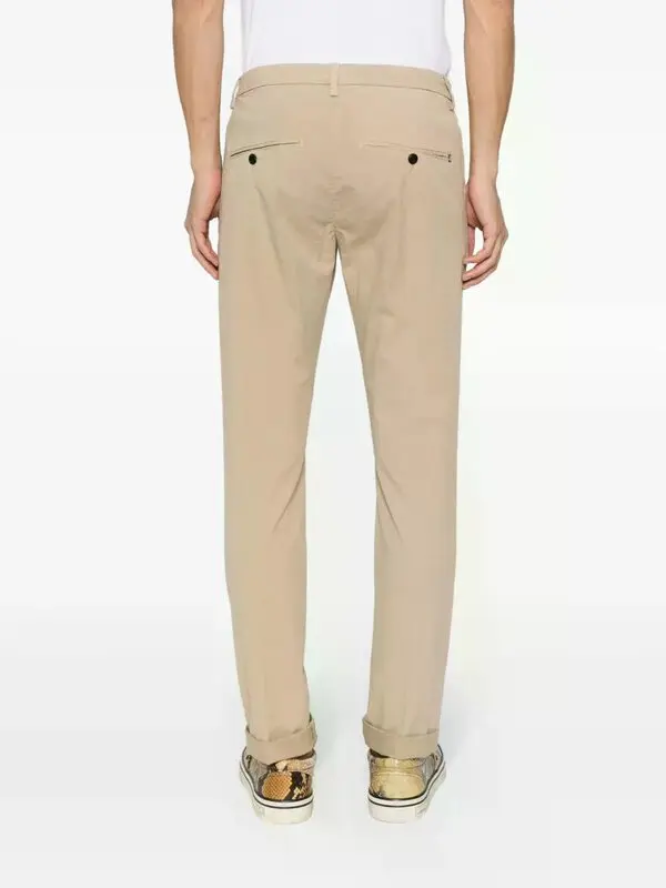 DONDUP Slim-fit Chino Trousers - Neutrals
