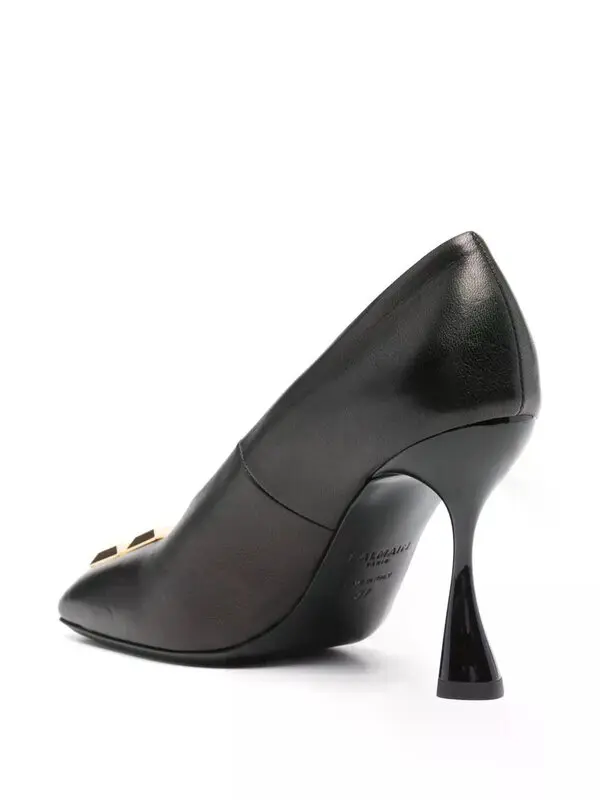 Balmain 95mm Eden Pumps With Gold-tone Logo Plaque