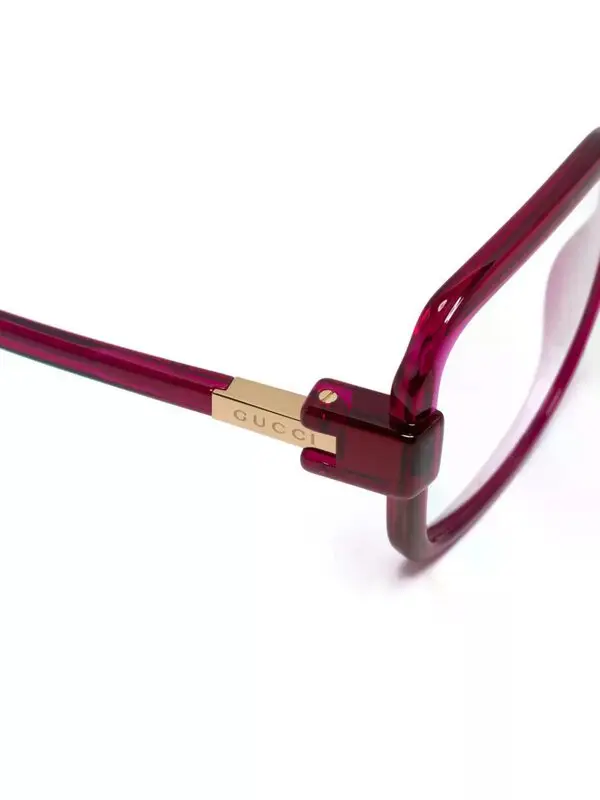 Gucci Oversized Square-frame Glasses