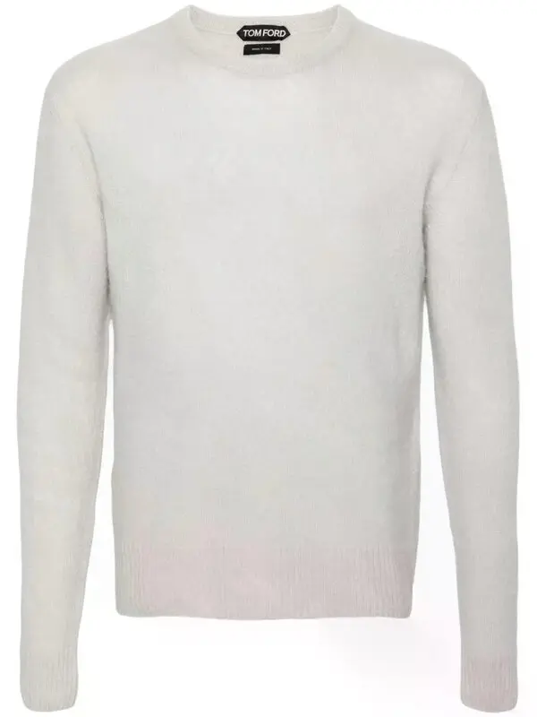 TOM FORD Ribbed-trim Cashmere-silk Sweater